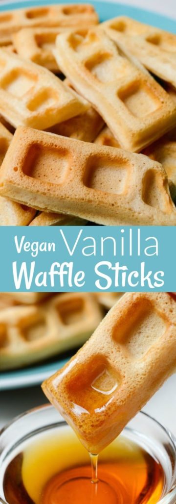 Vegan Vanilla Waffles (or sticks) | Where You Get Your Protein