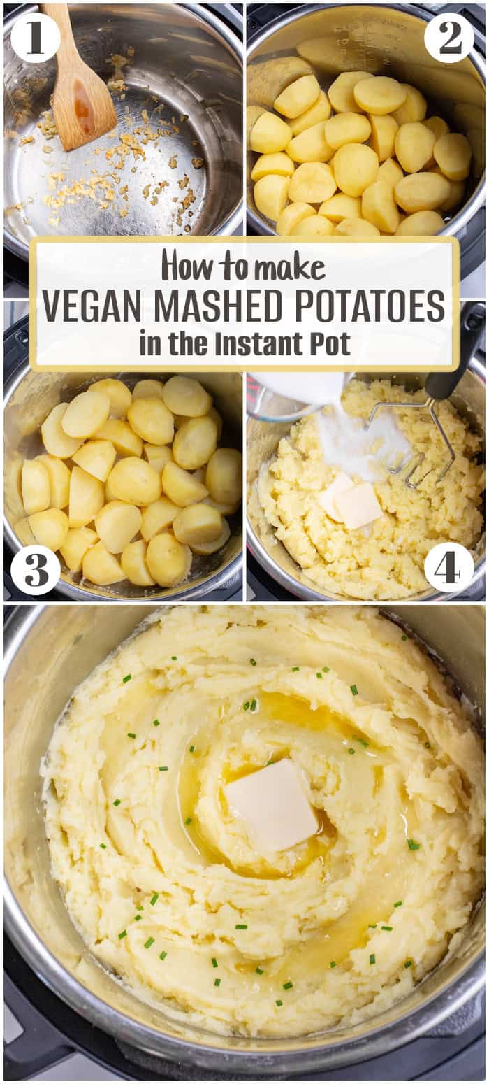 Instant Pot Vegan Mashed Potatoes | Where You Get Your Protein